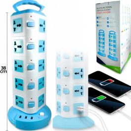 Torre Multicontacto Profesional 20 Contactos USB Protección | 1 ...