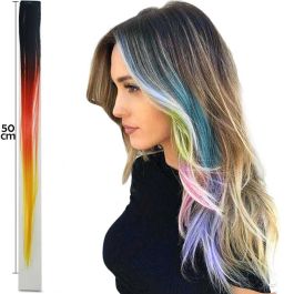 Extension Cabello Mechas Tricolor Con Broche | 12 Extensiones | Modelo