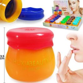 Balsamo Labial Huxia En Tarro Con Olor A Frutas | 24 Labiales | Modelo