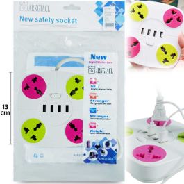 Multicontacto Profesional Cuadrado Entradas USB | 1 Multicontacto | Modelo