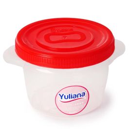 Toper Grande Roski Plástico Transparente Con Tapa De Colores 500 Ml 8