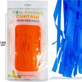 Cortina Fiesta Larga Colores | 5 Cortinas | Modelo M266-2C-56 por Mayoreo