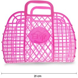 Bolsa Asa China Plastico Armable Plastico Colores Grabada | 5 Bolsas