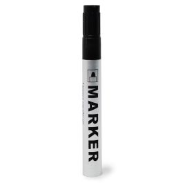 Marcador Negro MS300 Permanente Punta Ovalada | 12 Marcadores | B2272