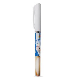 Pluma Escolar YOUMEI Tinta Gel Negra Estampada Planetas Envase Blanco
