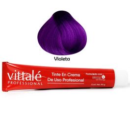Tinte Para Cabello VITTALE En Tono Fantasia Violeta Coloración intensa