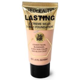 Maquillaje Liquido HEDY BEAUTY Profesional 36 Horas 3 En 1 40 ml | 6 ...