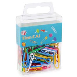 Clips Escolares De Colores Plastificados En Estuche | XH5993 por Mayoreo