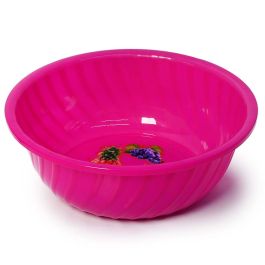 Tina De Plástico Jumbo Caramelo Estampada Grabada Líneas Colores 39