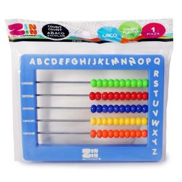 Abaco Escolar De Plástico Chico Rectangular Con Bolitas De Colores ...